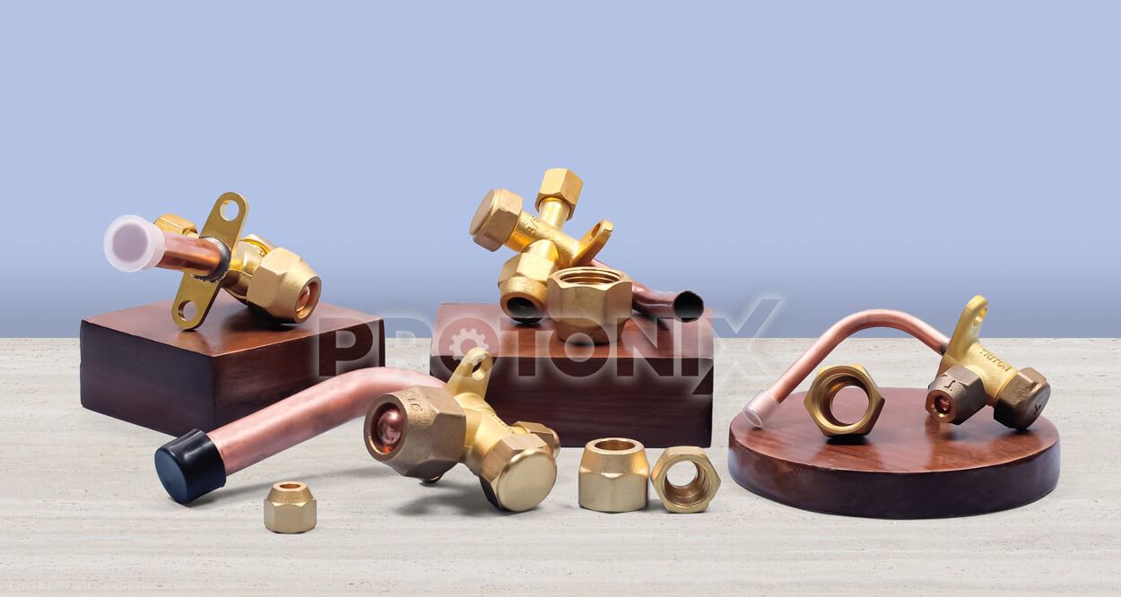 Outdoor Valves & Brass Flare Nuts for AC Units | Protonix